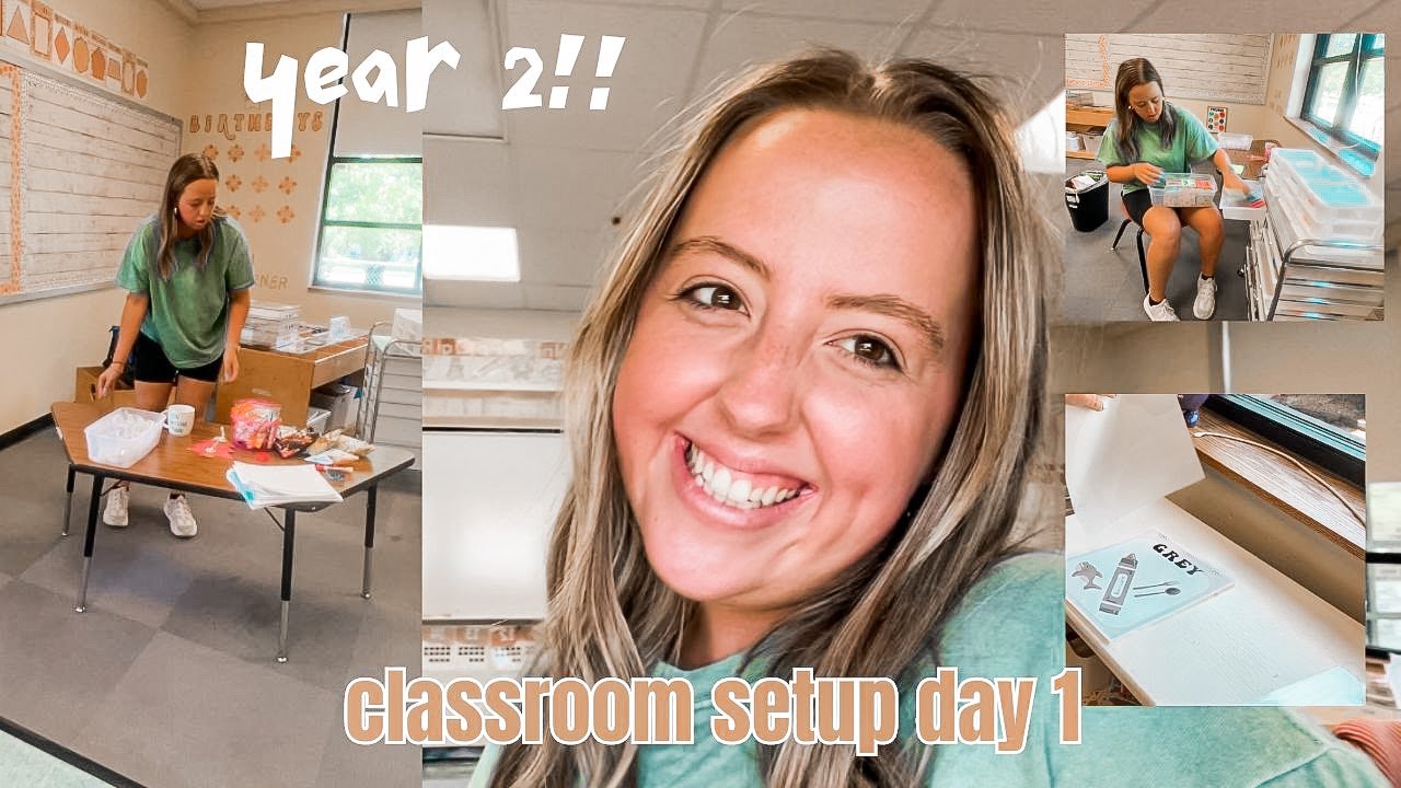classroom setup part 1 // second year teacher - YouTube