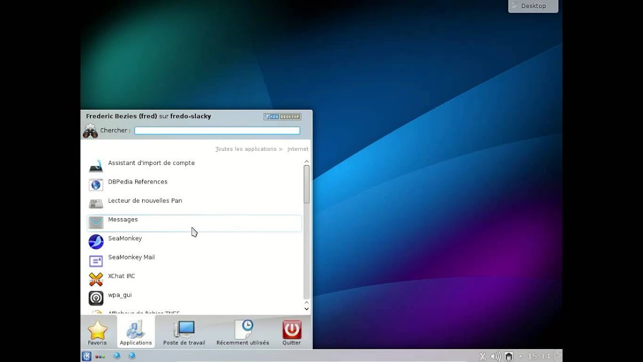 Slackware Linux current - 14 juillet 2013 - YouTube