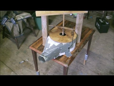 Update on the forge bellows (It works!) - YouTube