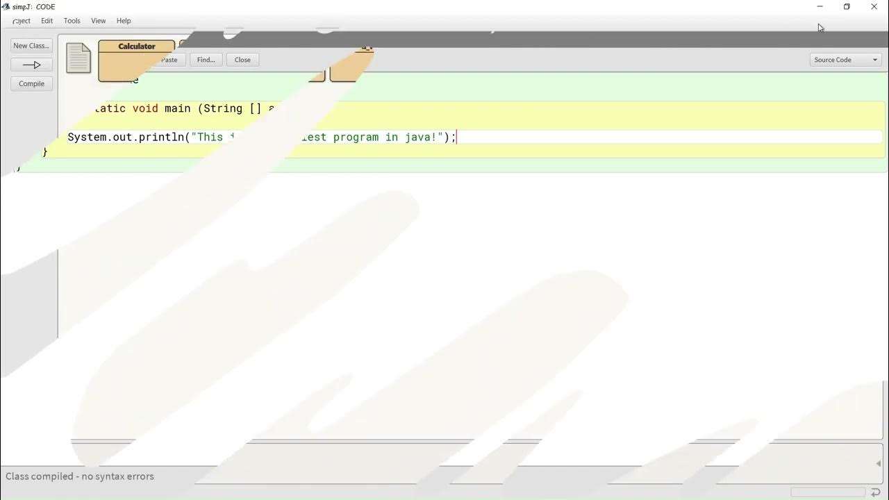 Creating the Easiest Java Program Ever - YouTube
