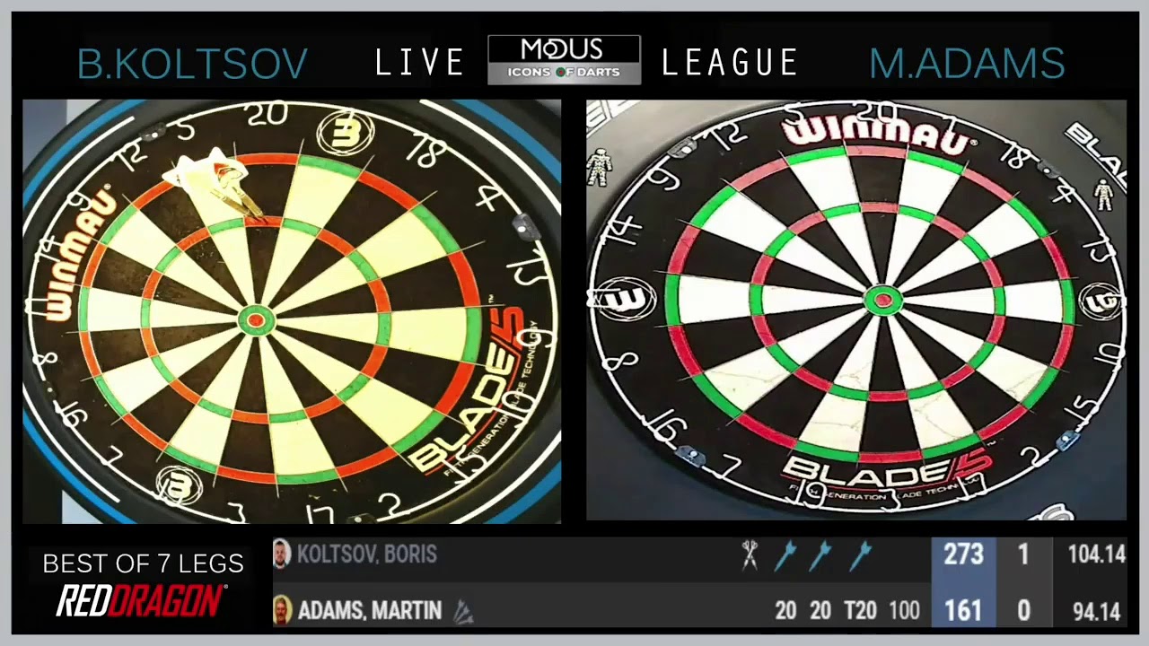 Boris Koltsov vs Martin Adams - Modus Icons of Darts Phase 2 [Week 2 ...