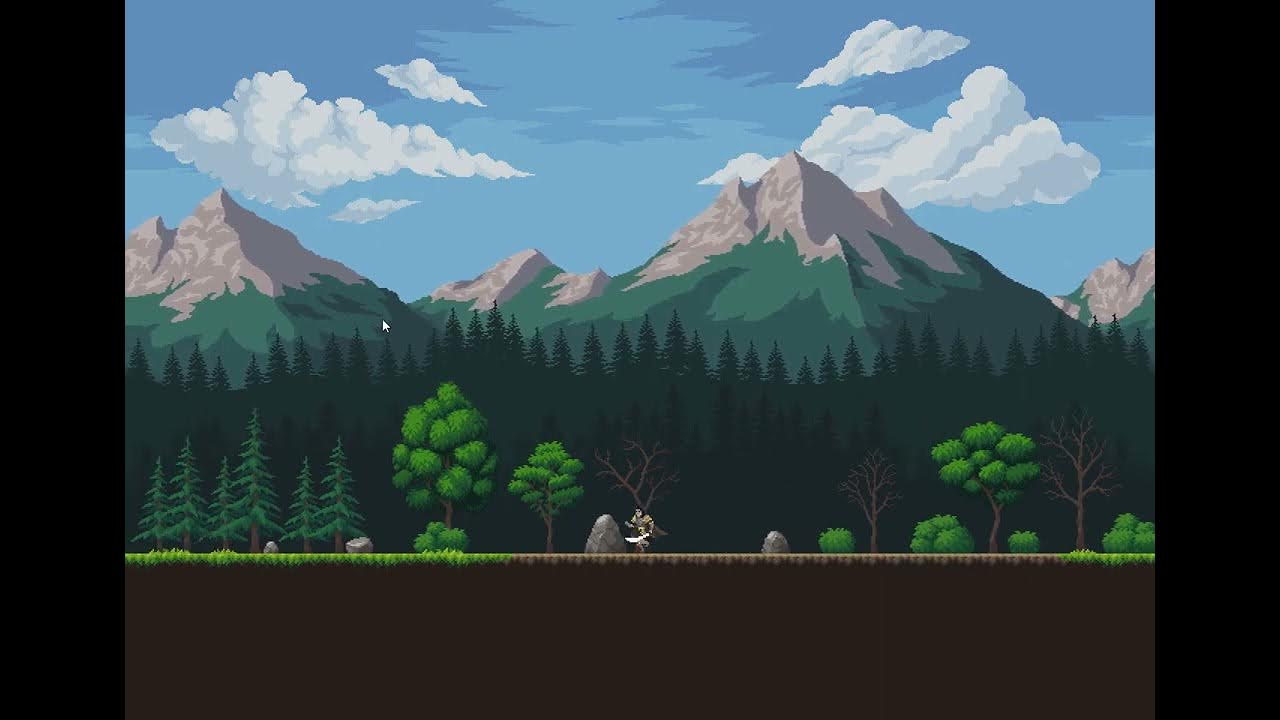 Forest Environment Side-Scroller Pixel Art Tileset - YouTube
