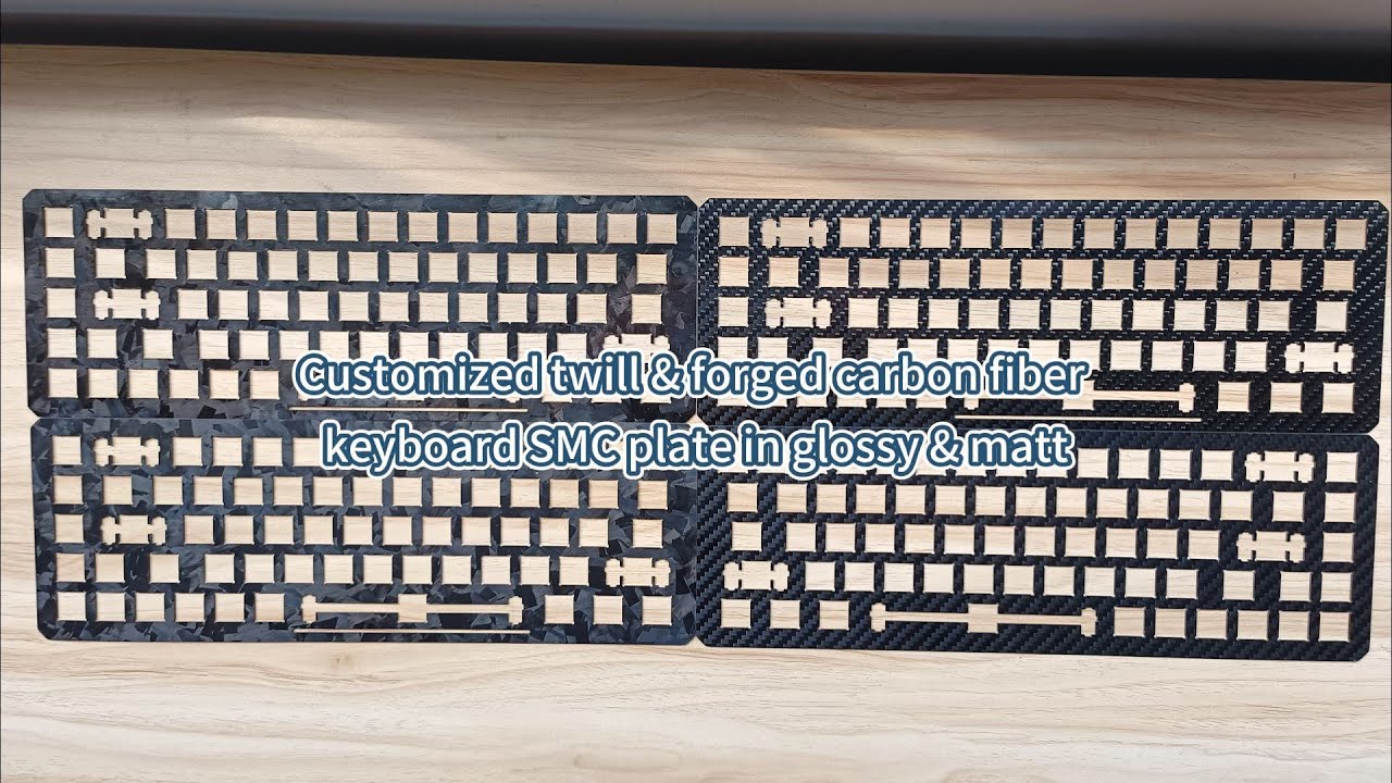 Customized carbon fiber product!!! Twill & forged carbon fiber keyboard ...