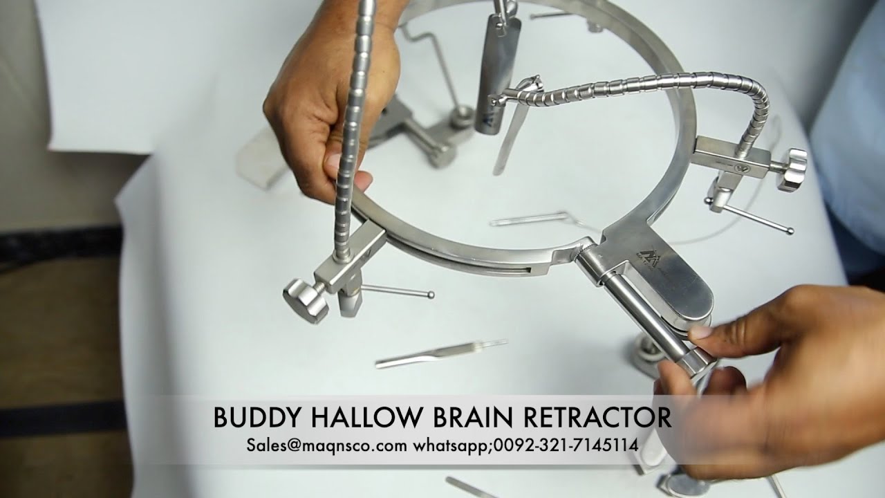 buddy hallow brain retractor MAQNSCO - YouTube