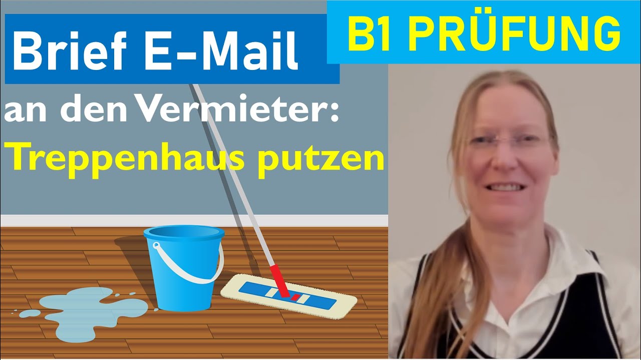 B1 E-Mail schreiben / Brief / Prüfung / 2024 / G.A.S.T. / DTZ / Deutsch ...