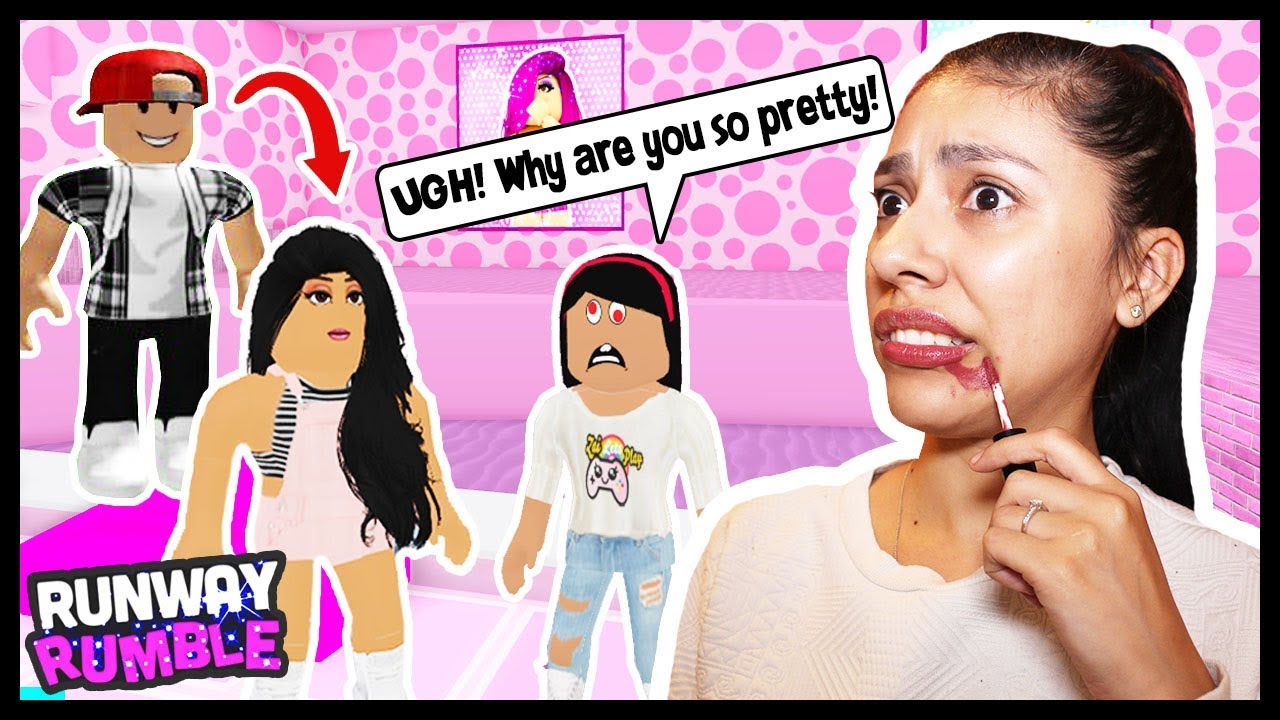 MY BOYFRIEND IS A PRETTIER GIRL THAN ME! - Roblox - Runway Rumble - YouTube
