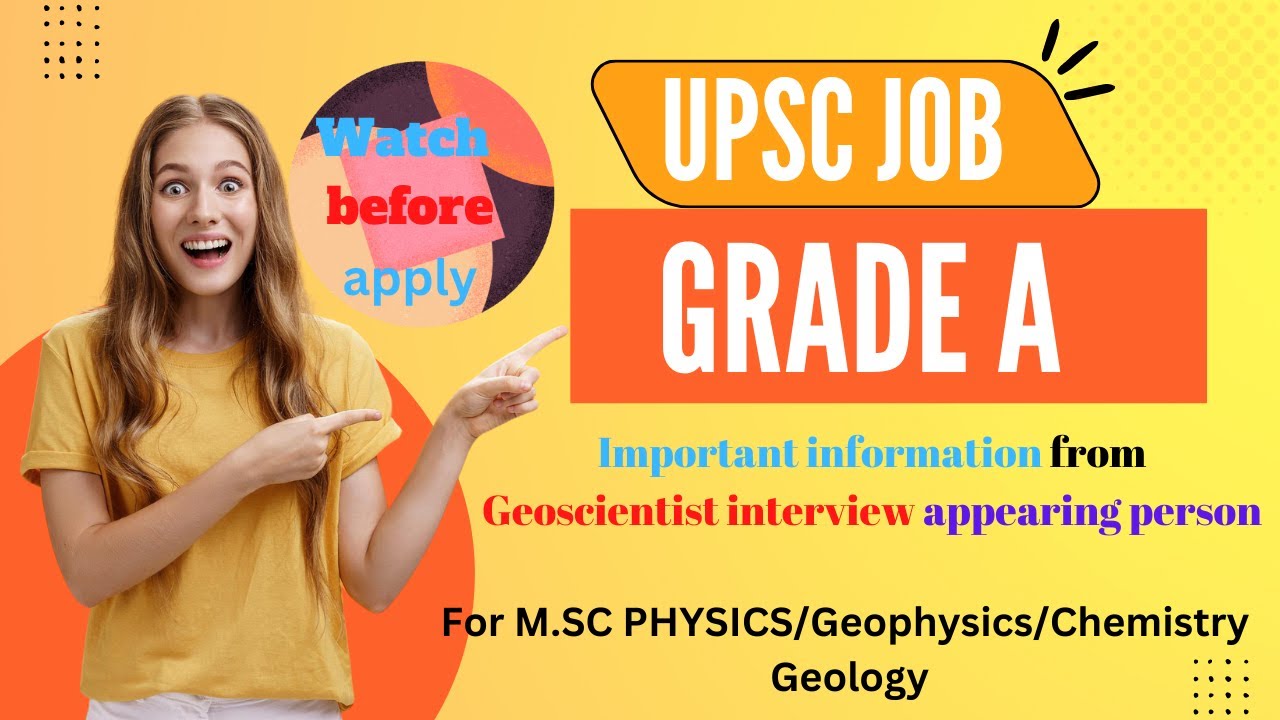 UPSC Geoscientist Examination 2023 Avoid Mistake Watch Before Apply upsc-geoscientist-examination-2023-avoid-mistake-watch-before-apply