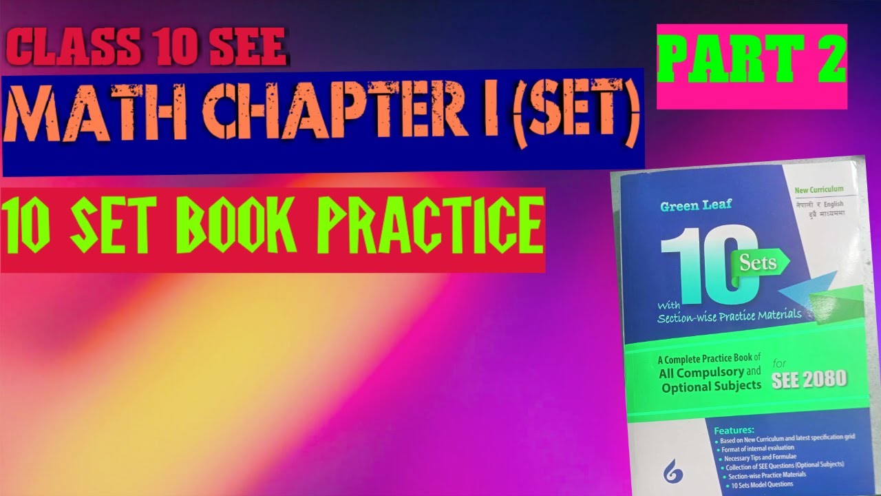#CLASS 10# chapter 1 set# MATH SUBJECT# 10 set book practice # PART 2 ...