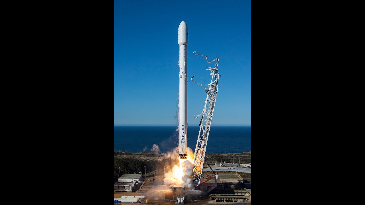 Spacex Falcon 9 Launch Viewed From Daytona Beach - YouTube