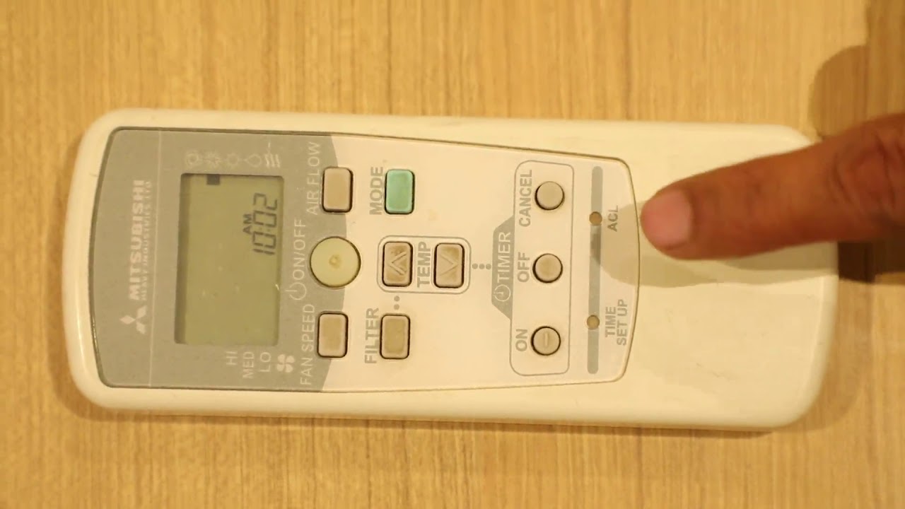 AC Remote- Portable & wall mounted- General operation procedure - YouTube