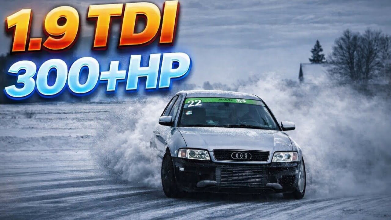 Ziemas prieki ar 1.9TDI │ Ledus Lēdurga - YouTube