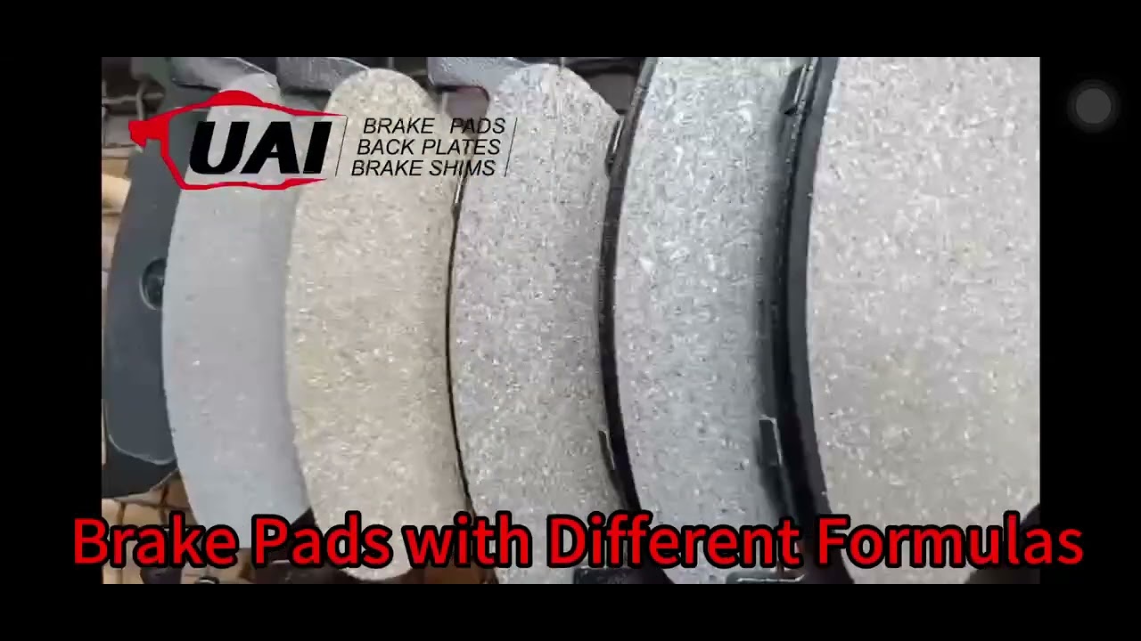 Brake Pads with Different Formulas Friction Materials - YouTube