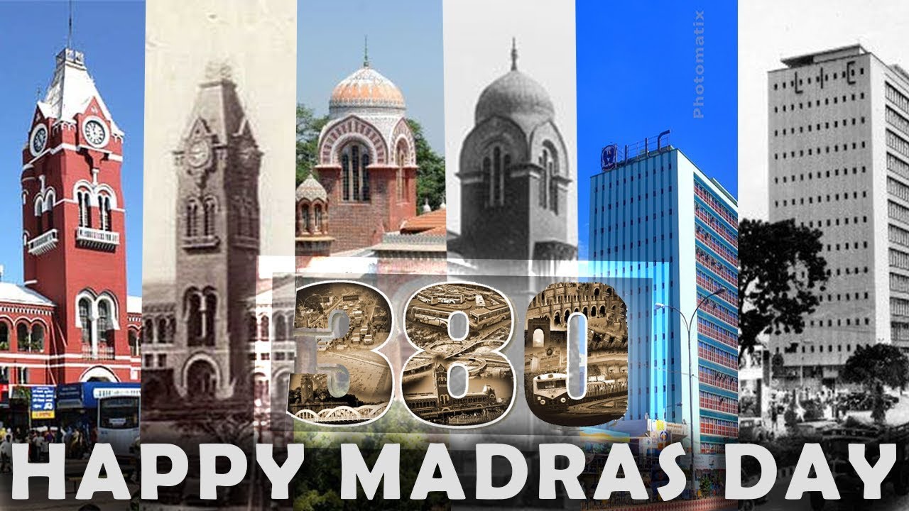 Happy 380th Madras Day | ENGA OOR | Chennai Day - YouTube