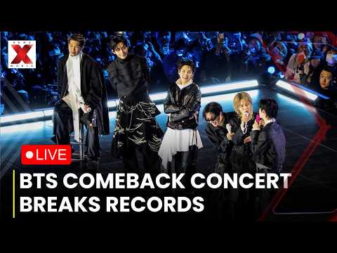 BTS Concert LIVE : BTS comeback concert breaks records with unforgettable performances | NewsX World