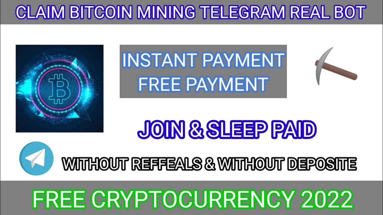 EARNING BITCOIN FAST MINING FOR TELEGRAM WITHOUT REFFEALS & NO INVEST ...