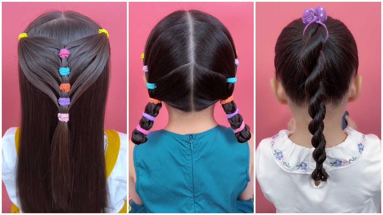 Quick and easy hairstyles for kids | hair style girls - YouTube