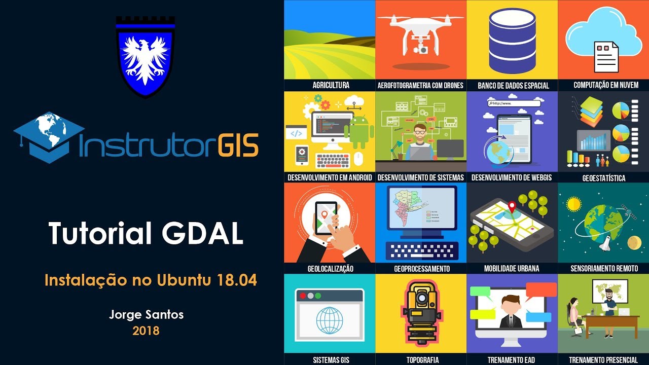 Instalação do GDAL no Ubuntu 18.04 LTS 'Bionic Beaver' - YouTube