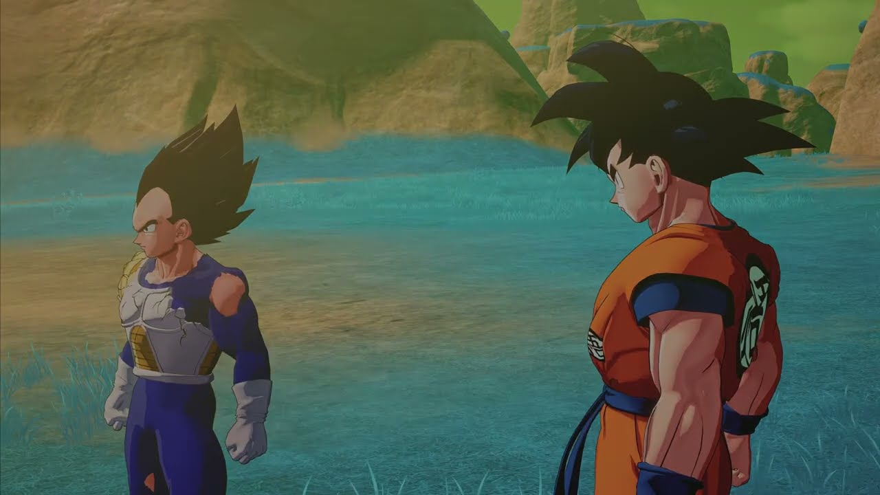 DBZ Kakarot - Goku llega a namekusei - YouTube