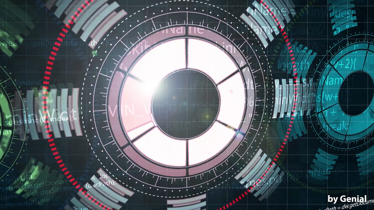 HUD - Futuristic clock (After Effects) - YouTube