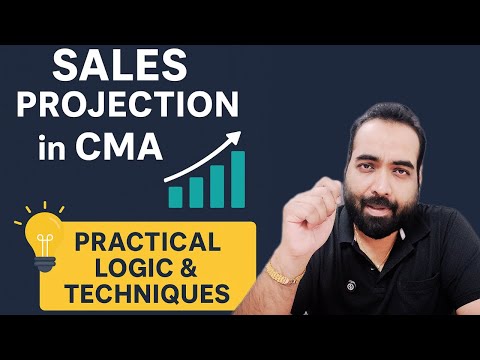 Lecture 55: How to do projections in CMA data- Part-1- Sales ...