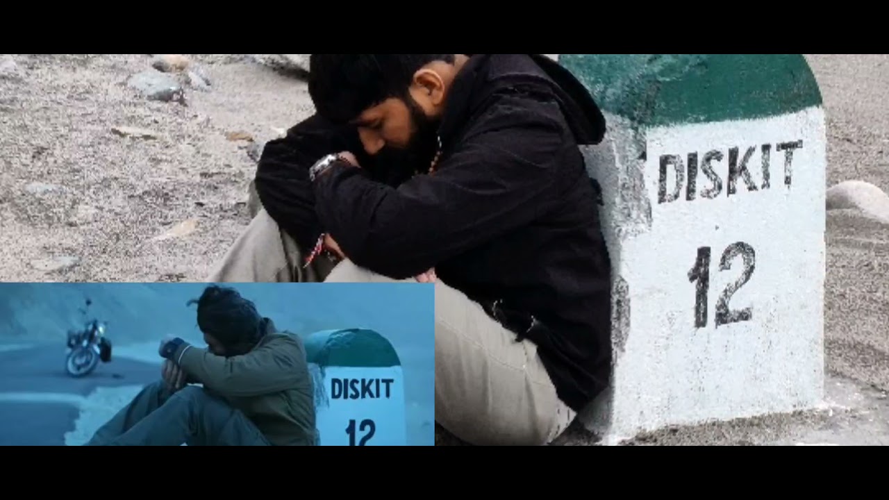 #Dear comrade movie scence vijay deverakonda diskit leh ladakh - YouTube