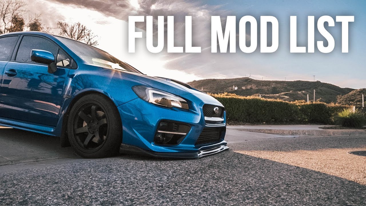 EVERY Mod I Have Done to my WRX! - YouTube