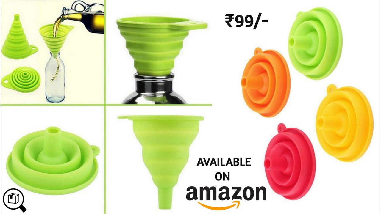 Silicon Funnel For Transferring Liquid/Kitchen Folding Funnel/# ...
