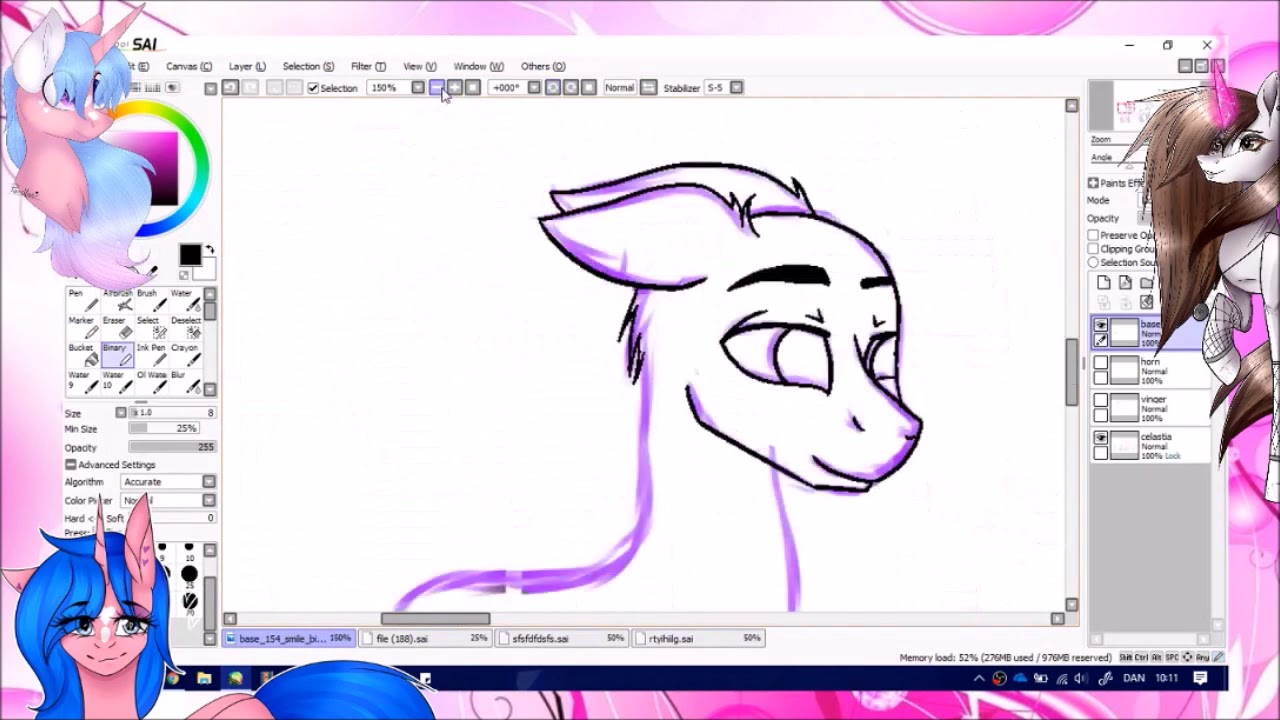 smile - MLP Speedpaint base make - YouTube
