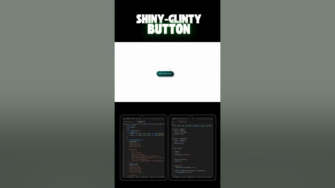Shiny Glinty Button Effect Stunning UI/UX Animation (CSS + JavaScript) #ITGuruSolutions # ...