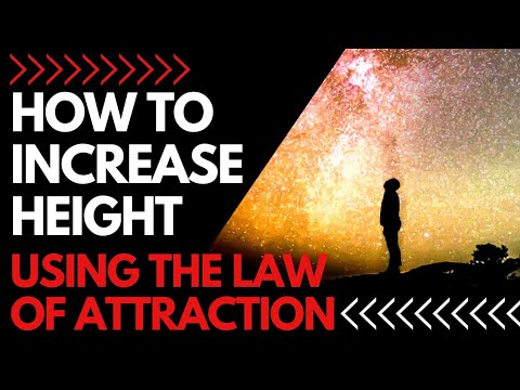 How To Increase Height Using THE LAW OF ATTRACTION?📈| Manifest Height ...