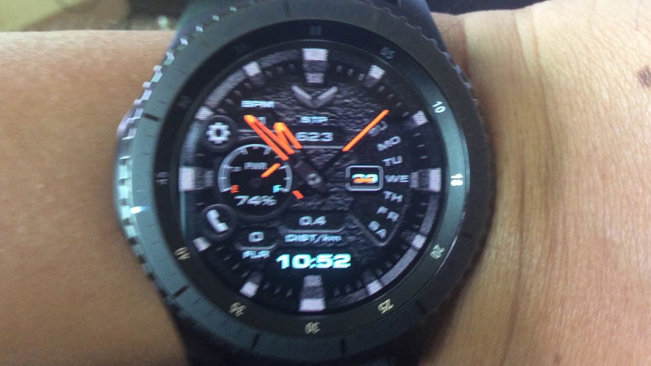 Stealth Carbon watch face - YouTube
