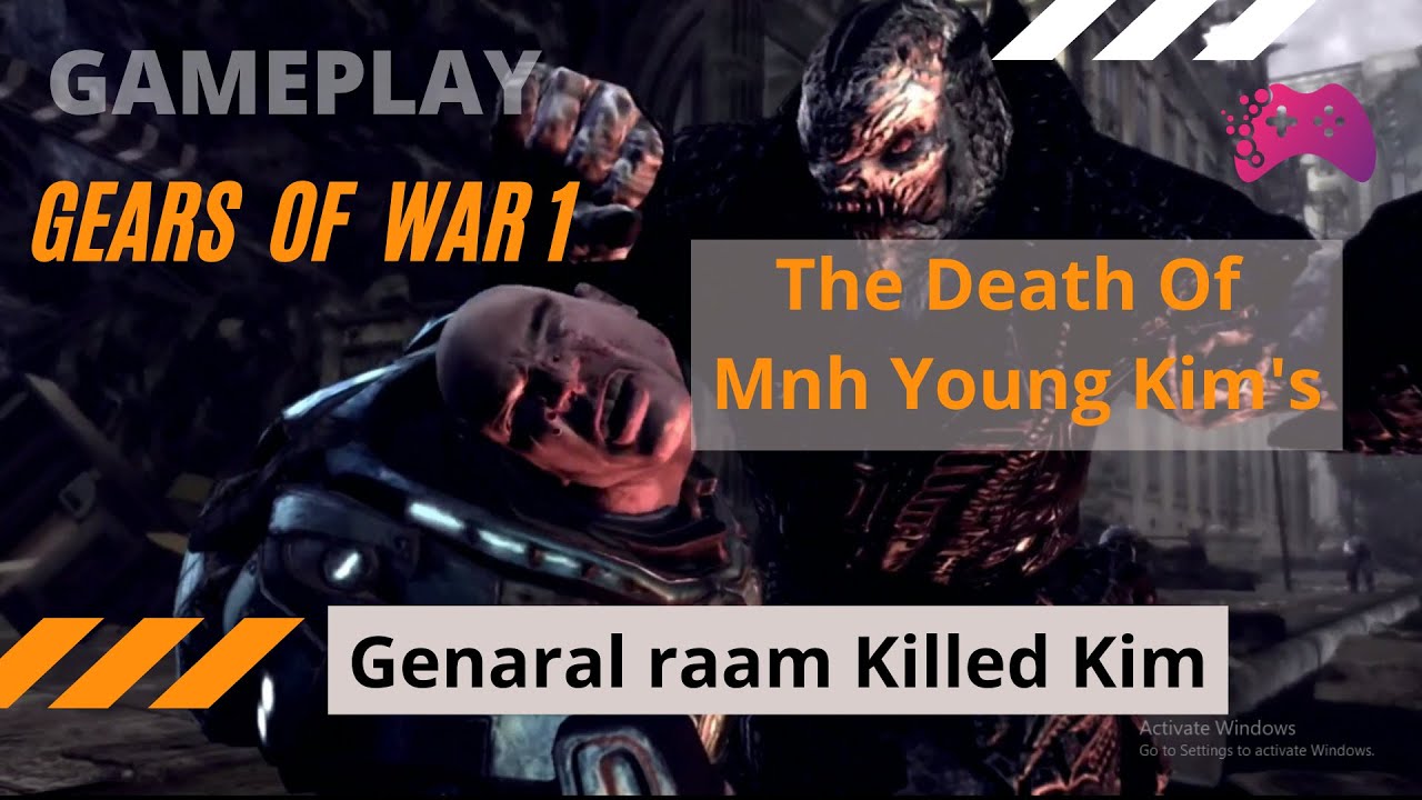 The Death of KIM, #Gears_of_War 1 | موت كيم من طرف الجنرال راام - YouTube