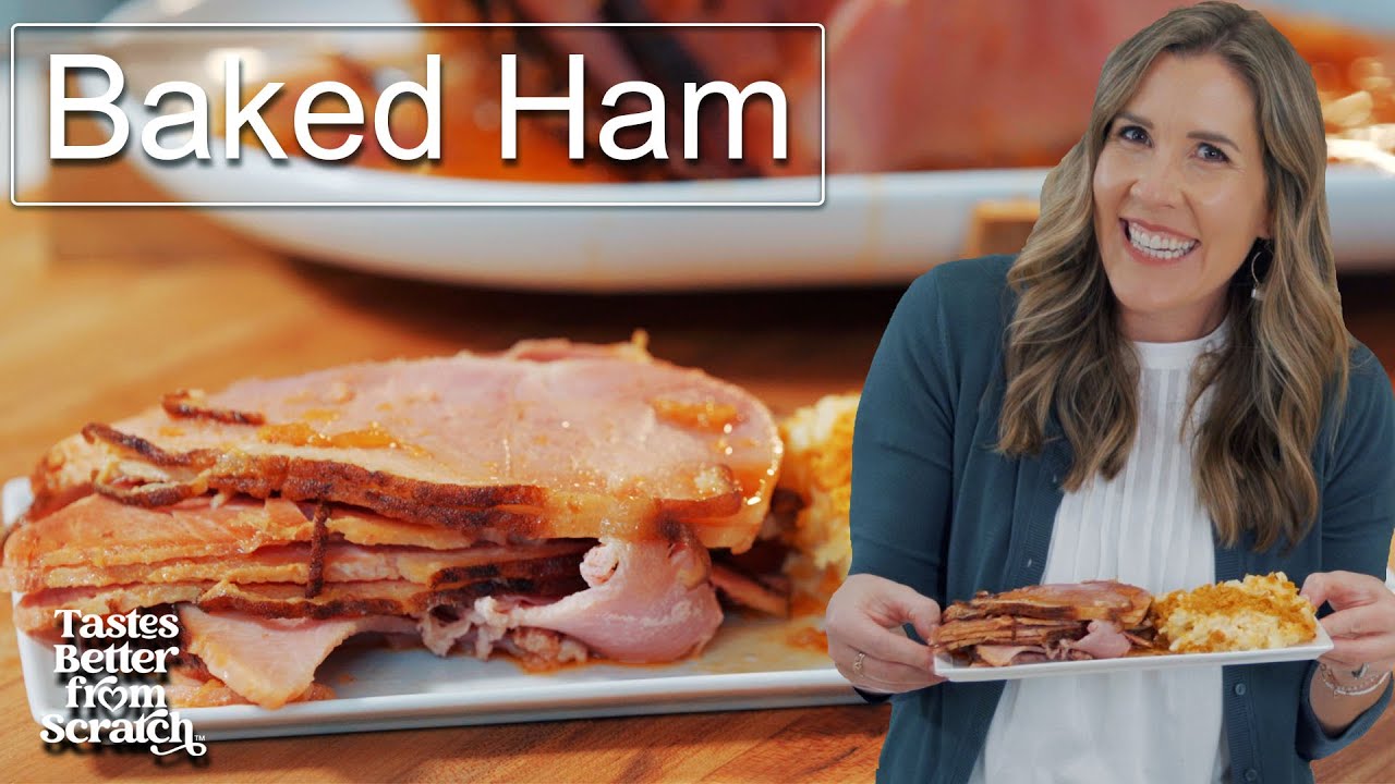 Easy Baked Ham Recipe - YouTube