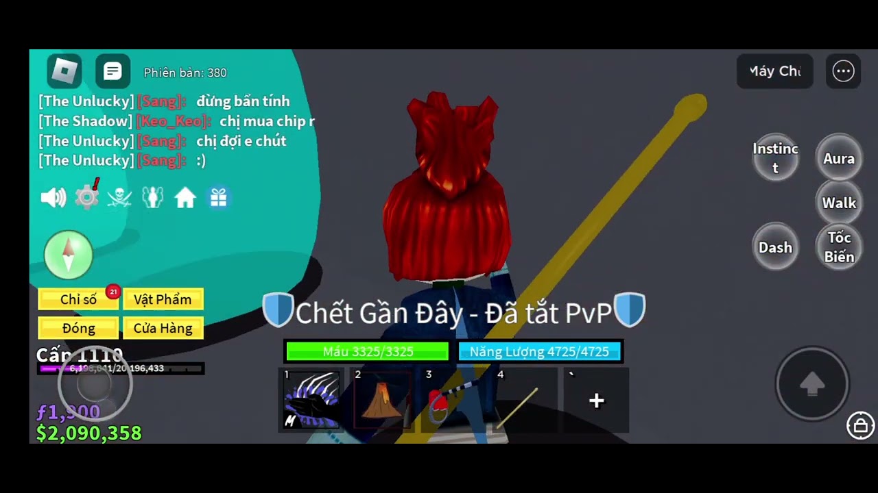 Roblox | Thức tỉnh trái dung nham lên V2 chiêu nham thú | Dương gaming ...