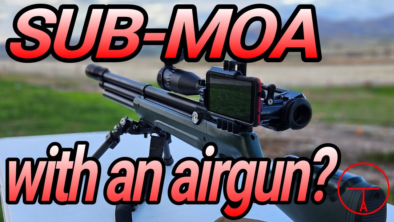 Sub MOA with a budget airgun - YouTube