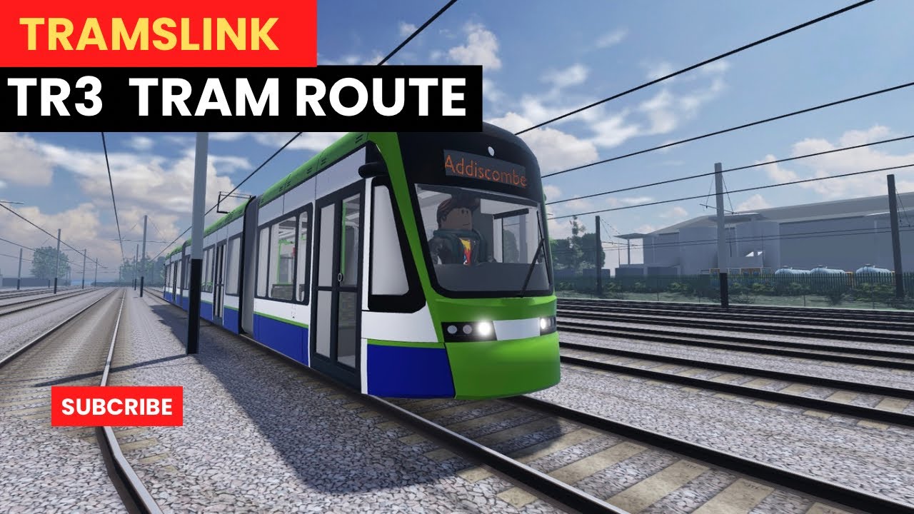 Roblox Croydon | Trams link Route TR3 | Variobahn | SIM SERVER 4K ...
