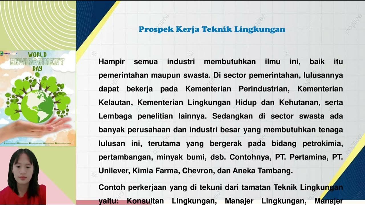 Prospek Kerja pada jurusan Teknik Lingkungan - YouTube