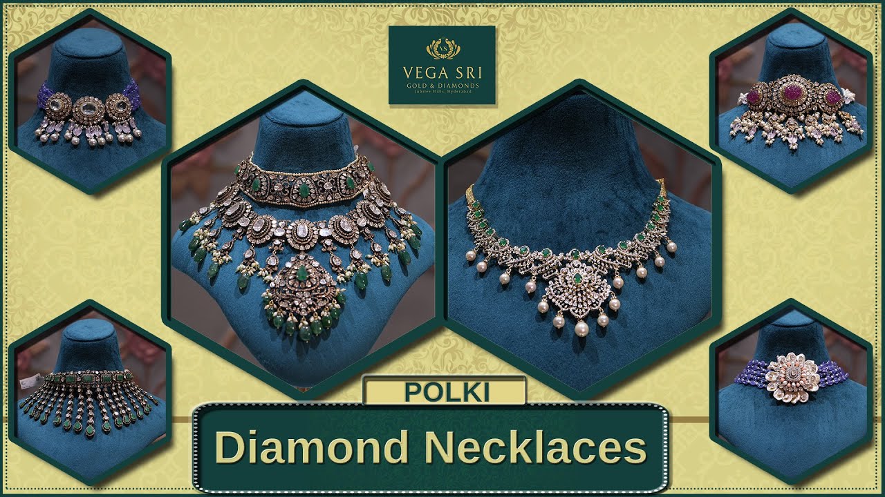 Polki Diamond Collection | Vega Sri Gold & Diamonds - YouTube