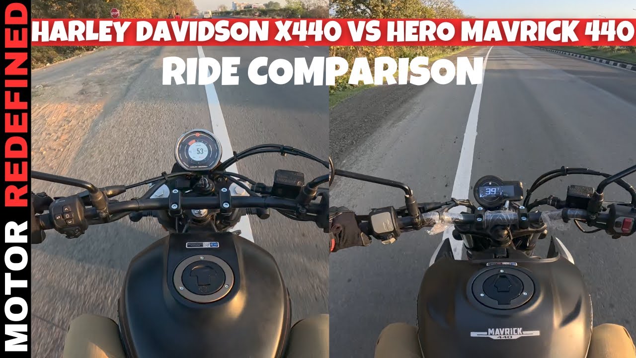 Finally Harley Davidson X440 Vs Hero Mavrick 440 Ride Comparison | What ...