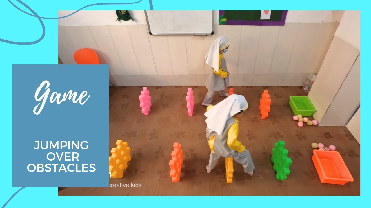 Jumping over obstacles - Excitement and agility - YouTube
