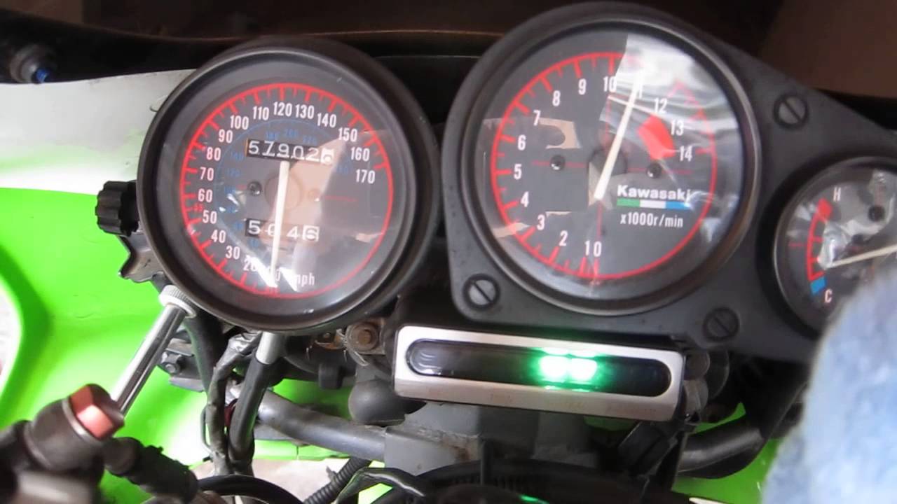 zx7 91 motor run - YouTube