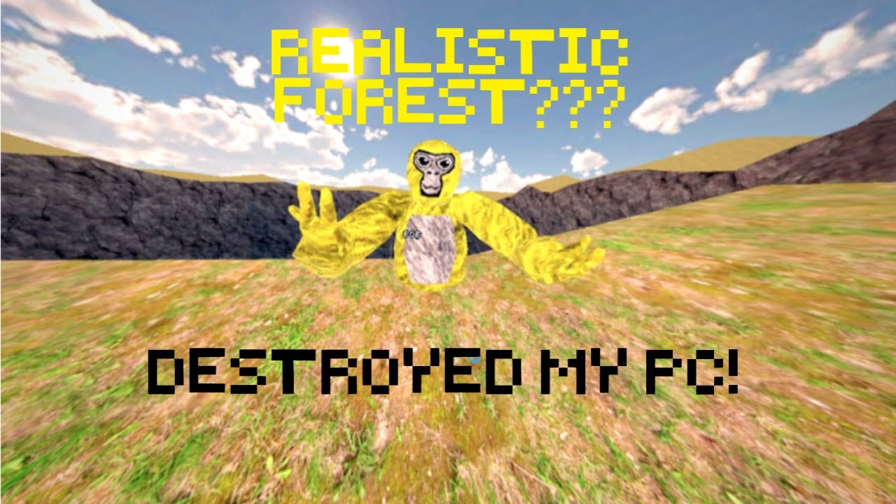 Gorilla Tag but Forest is SUPER REALISTIC??┃Gorilla Tag Mods - YouTube
