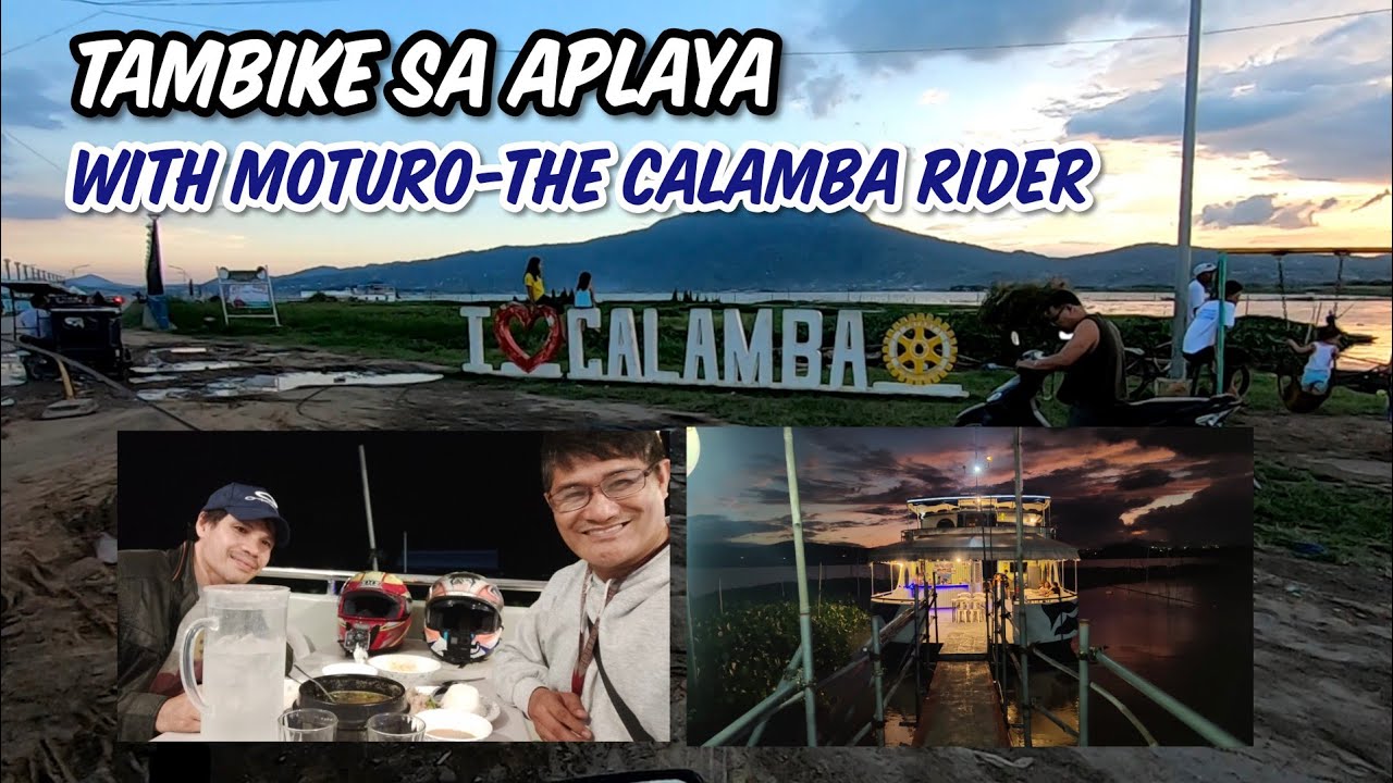 Tambike sa Aplaya, Calamba with Moturo-The Calamba Rider - YouTube