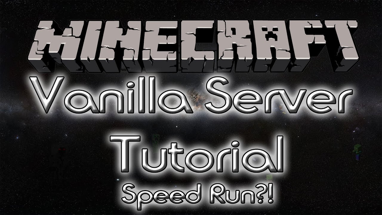 Minecraft 1.16.5 Vanilla Server Tutorial Speed Run - YouTube