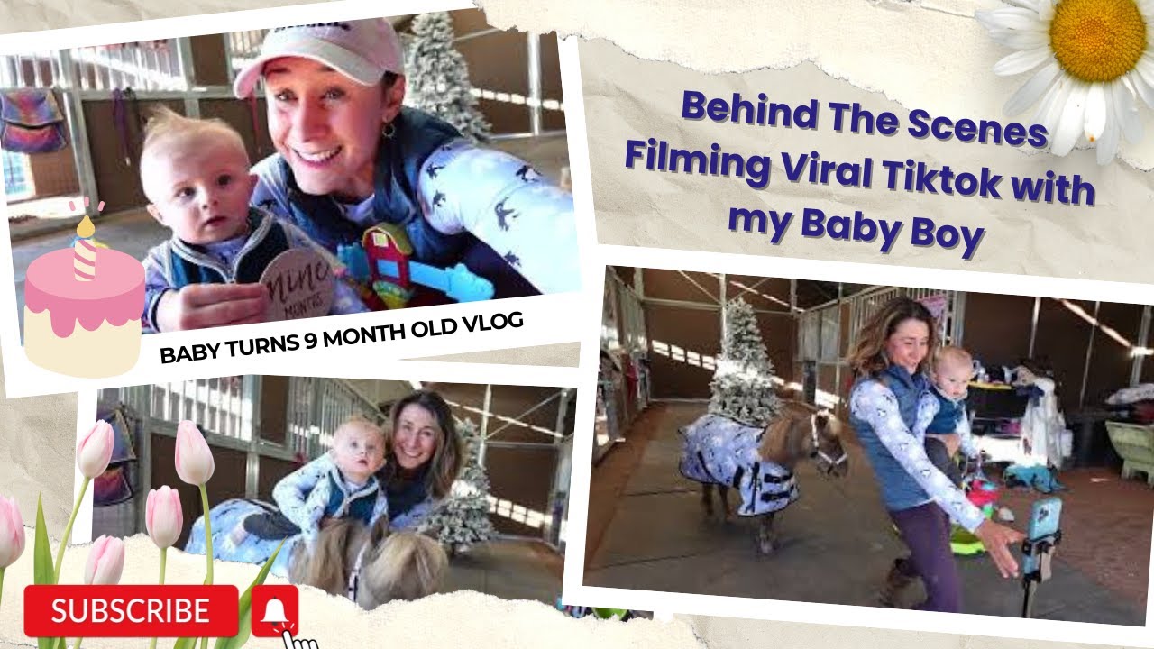 Behind The Scenes Filming Viral Tiktok with my Baby Boy - YouTube