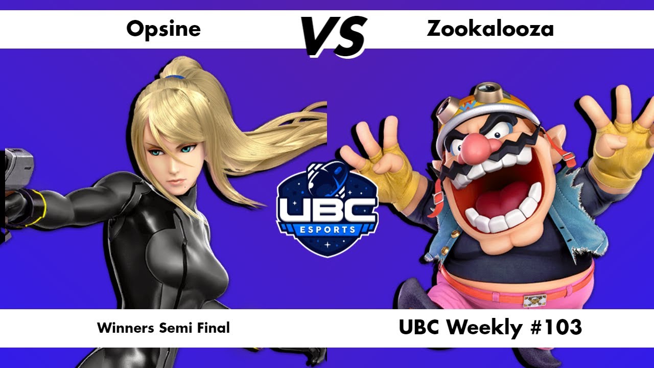 UBC Weekly #103 - Winners Semi Finals - Opsine (Zero Suit Samus) Vs ...