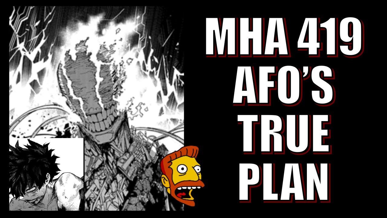 All For One's True Plan || MHA Chapter 419 - YouTube