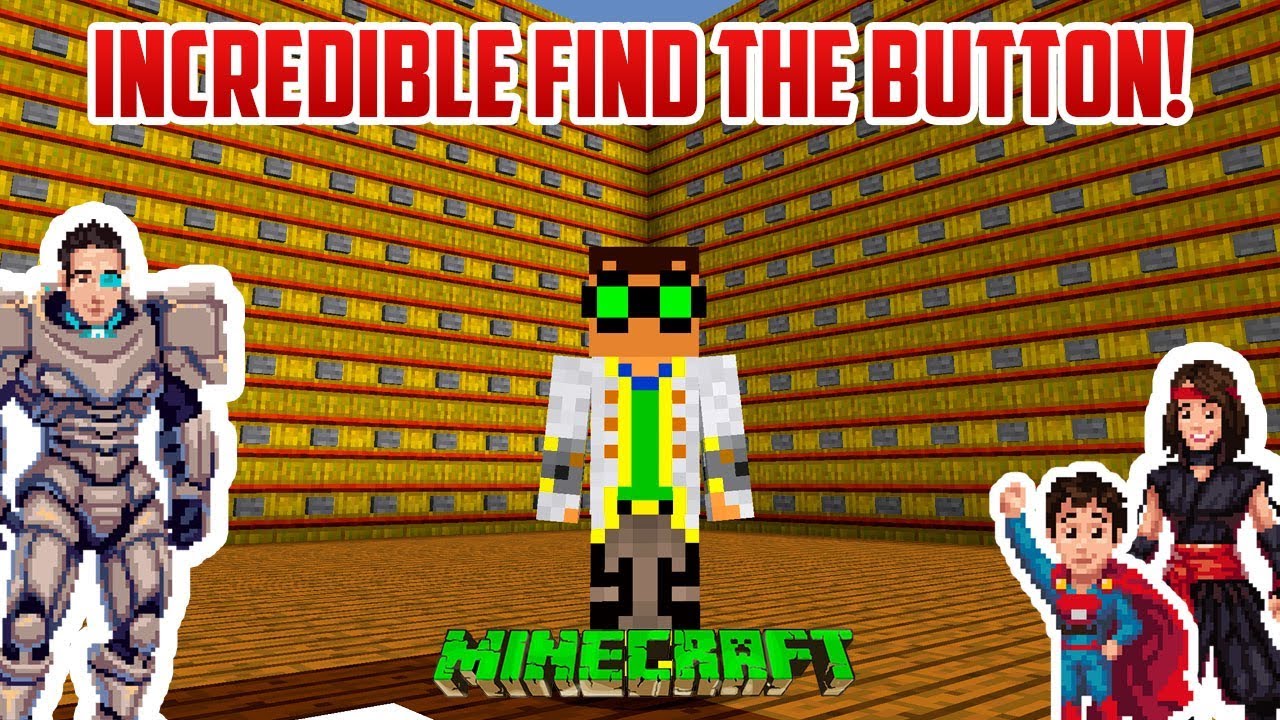 Minecraft: Father and Son FIND THE BUTTON! - YouTube