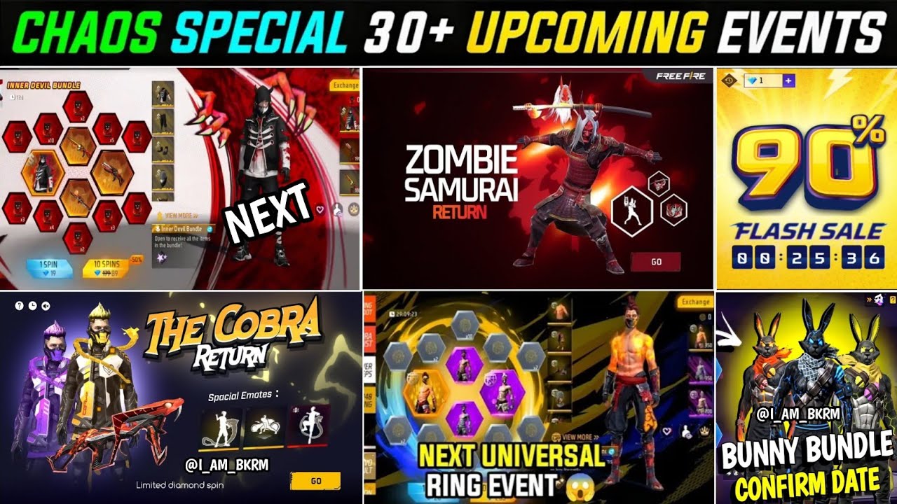 Samurai Bundle Return | Cobra Bundle Return | Golden Shade Bundle ...