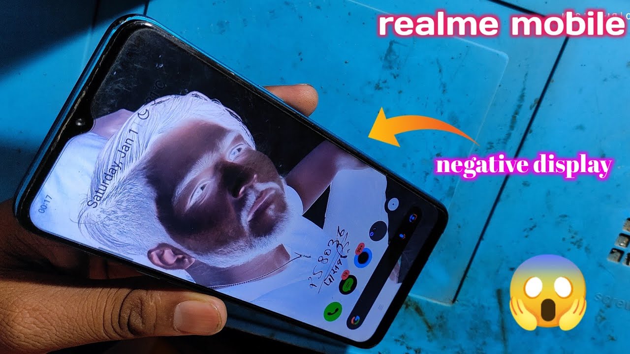 realme mobile negative display | mobile negative screen problem ...